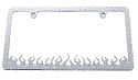 License Plate Frame with Flames | Kool Rides / Ricks Hot Rod Works